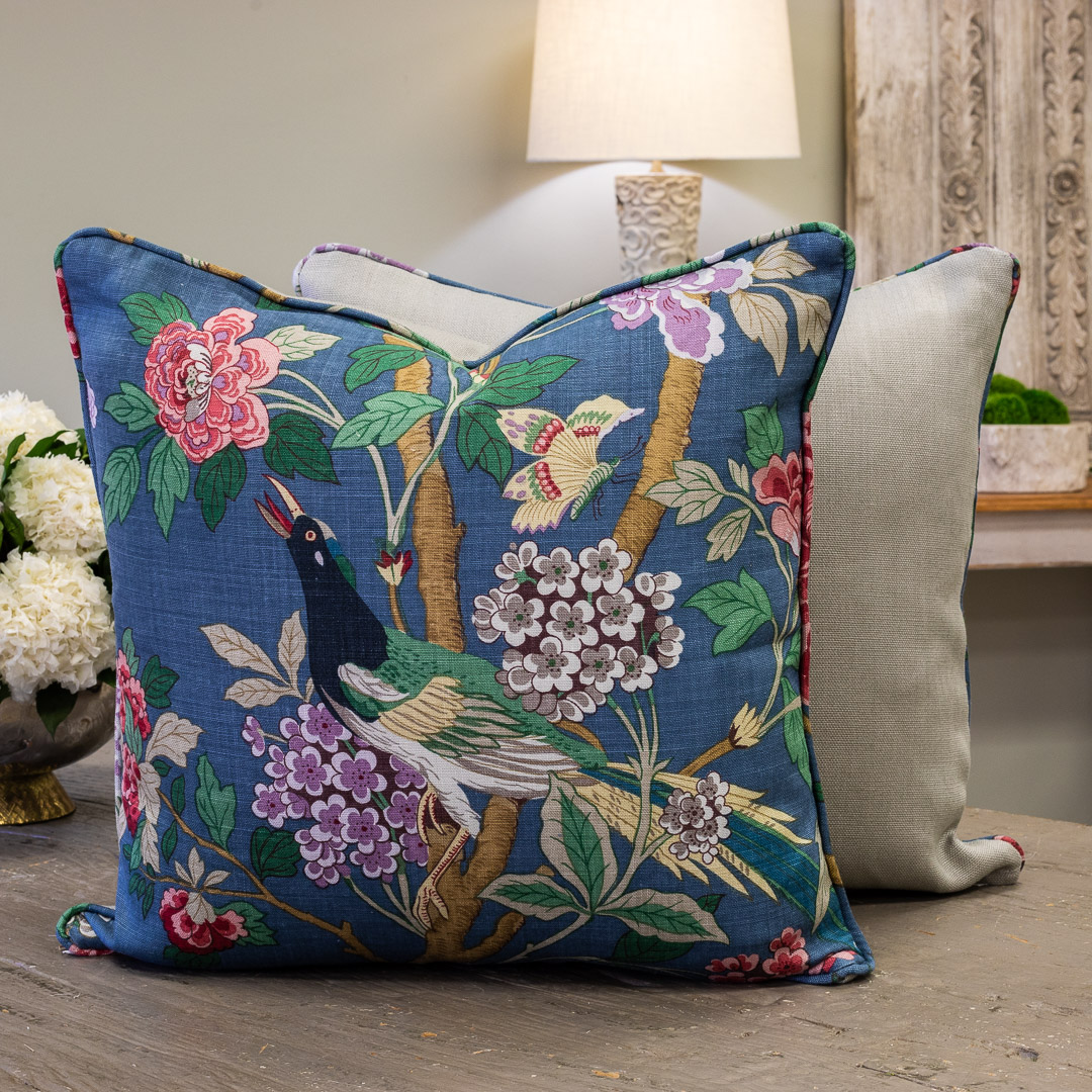 GP & J Baker “Hydrangea Bird” Indigo – Botanica
